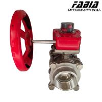China DN65 Manual Turbine Ball Valve For Superior Performance And Durability for sale