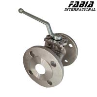 China Manual Two Way Stainless Steel Flanged Ball Valve Manual Valve for sale