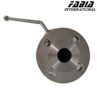 China Manual Two Way Stainless Steel Flanged Ball Valve Manual Valve for sale
