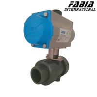 China Soft Seal PVC Valve Pneumatic Two Way Industrial Valve for sale