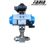 China Screwed Connection Electric High Pressure  Ball Valve Hard Seal Ball Valve for sale