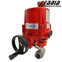 China Electric High Pressure Two Piece Ball Valve With Internal Teeth for sale