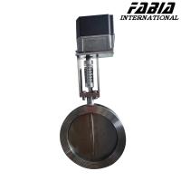 China Electric 304 Stainless Steel Butterfly Valve Clamp Type Industrial Valve for sale