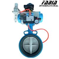 China Water / Oil / Gas Pneumatic Butterfly Valve With Pneumatic Control System for sale