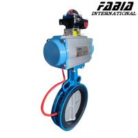 China Water / Oil / Gas Pneumatic Butterfly Valve With Pneumatic Control System for sale