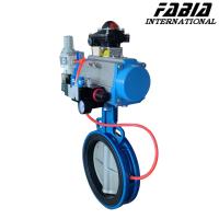 China Water / Oil / Gas Pneumatic Butterfly Valve With Pneumatic Control System for sale