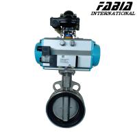 China Industrial Pneumatic Driven Butterfly Valve -20°C- 150°C For Precise Control for sale