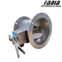 China Stainless Steel Industrial Butterfly Valve Manual Air Valve For Large Diameter Flange for sale