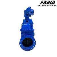 China Cast Iron Soft Seal Flange Elastic Seat Switch Valve Hand Electric Gate Valve for sale