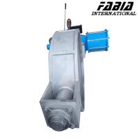 China Manual Air Turbine Ventilation Butterfly Valve Carbon Steel Flapper Valve for sale