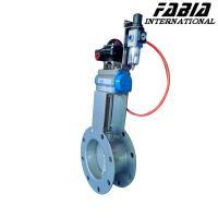 China Flanged Soft Seal Pneumatic Butterfly Valve For Water Supply And Drainage Pipes for sale
