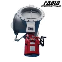 China Electric Three Way Control Valve Flange Stainless Steel Ventilated Butterfly Valve for sale