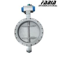 China Center Line Pipe Air Valve Pneumatic Industrial Butterfly Valve For Coal Chemical Industry for sale