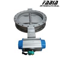 China Center Line Pipe Air Valve Pneumatic Industrial Butterfly Valve For Coal Chemical Industry for sale