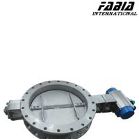 China Center Line Pipe Air Valve Pneumatic Industrial Butterfly Valve For Coal Chemical Industry for sale