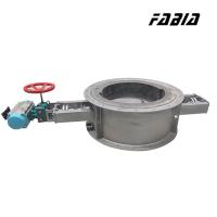 China Stainless Steel Pipe Valve For High Temperature Flue Gas Control In Large Diameter Pipes for sale