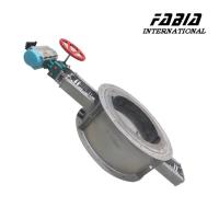 China Stainless Steel Pipe Valve For High Temperature Flue Gas Control In Large Diameter Pipes for sale