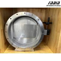 China Manual/Pneumatic/Electric Control Round Butterfly Damper Valve For Air Volume Control for sale