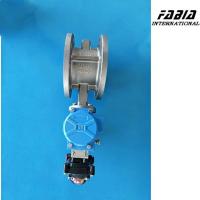 China Centerline Pneumatic  Stainless Steel Flanged Butterfly Valve For Oil And Gas Industry for sale