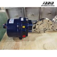 China Electric High Vacuum Rated Stainless Steel Butterfly Valve  For Food And Beverage for sale