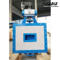 China Pneumatic Rectangular Flange RTO Gas Valve  Carbon Steel For Quick On Off And High Temperature for sale
