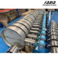 China DN200 8 inch Stainless Steel Manual Butterfly Damper Simple Structure Easy Operation For Hvac Sysytem for sale