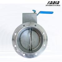 China DN200 8 inch Stainless Steel Manual Butterfly Damper Simple Structure Easy Operation For Hvac Sysytem for sale