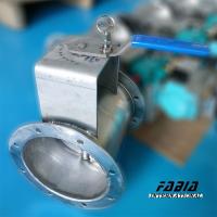 China DN200 8 inch Stainless Steel Manual Butterfly Damper Simple Structure Easy Operation For Hvac Sysytem for sale