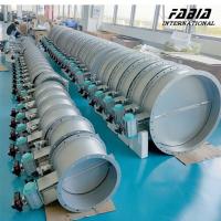 China 18 Inch Pneumatic Stainless Steel Flange Butterfly Valve Tight Sealing For Water Treatment And Distribution for sale