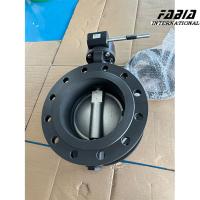 China DN200 Manual Stainless  Steel High Pressure Double Eccentric Butterfly Water Valve for sale