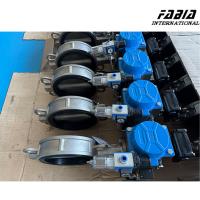 China 2 Inch Pneumatic Stainless Steel Wafer Type Butterfly Valve Compact Lightweight Design for sale