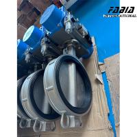 China 2 Inch Pneumatic Stainless Steel Wafer Type Butterfly Valve Compact Lightweight Design for sale