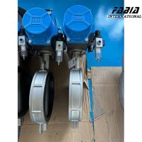 China 100mm Pneumatic Actuated Butterfly Valve Seamless Integration Corrosion Resistance for sale
