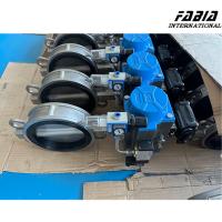 China 100mm Pneumatic Actuated Butterfly Valve Seamless Integration Corrosion Resistance for sale