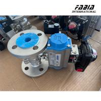 China pneumatic actuator ball valve manufacturers stainless steel Leak-Proof Performance high pressure for sale