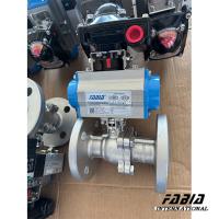 China pneumatic actuator ball valve manufacturers stainless steel Leak-Proof Performance high pressure for sale