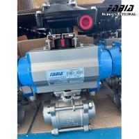 China Pneumatic Air Control Valve Butt-Weld Air Ball Valve Control Valve Versatile Applications for sale