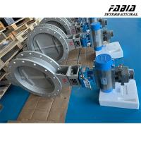 China 12 Inch Pneumatic Metal Seal Butterfly Valve BV Damper Tight Sealing For Power Station And Thermal Power Plant for sale