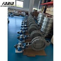China FB-D-73 Series Pneumatic SCR Butterfly Valve High Temperature For VOC Industry System for sale