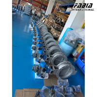China DN500 Pneumatic CCS BV Gas Valve High Temperature Smoke Valve for sale