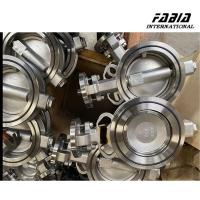 China DN100 Hard Seal Stainless Steel Butterfly Valve Wafer Type Low Leakage High Effecient for sale