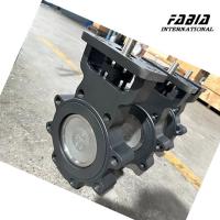 China DN100 Electric WCB High Perforamnce Double Eccentric Butterfly Valve Lug Type Water Valve for sale