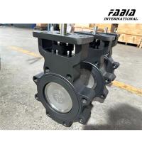 China DN100 Electric WCB High Perforamnce Double Eccentric Butterfly Valve Lug Type Water Valve for sale