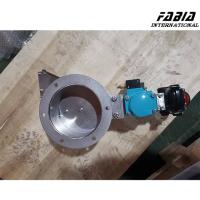 China Pneumatic Round 70℃ Fireproof Damper 280℃ Smoke Valve For Shipping System And Temperature Insulation for sale