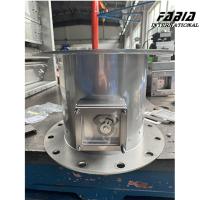China Stainless Non Return Damper Low Flow Flange Connection For Semiconductor And Ventilation And Exhaust System for sale