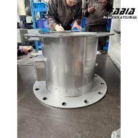 China Stainless Non Return Damper Low Flow Flange Connection For Semiconductor And Ventilation And Exhaust System for sale