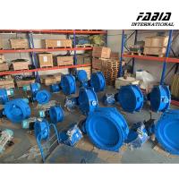 China 16 Inch Forklift Pneumatic Hard Seal Butterfly Valve For Petrochemical Industry for sale