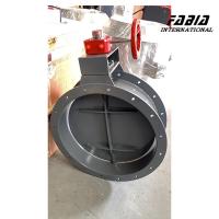 China 12 Inch Worm Gear Manual Butterfly Valve With Flange Connection And Soft Sealing for sale