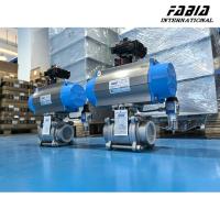 China Three-Piece ball valve Stainless Steel pneumatic actuator valve 3/4'' NPT 200WOG for sale