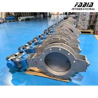 China Pneumatic On Off Hot Exhaust Gas Butterfly Valve High Temperature 500C Stainless Steel for sale